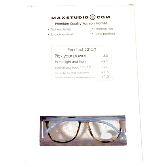Max Studio | Accessories | 5 Max Studio Reading Glasses Readers Clear ...